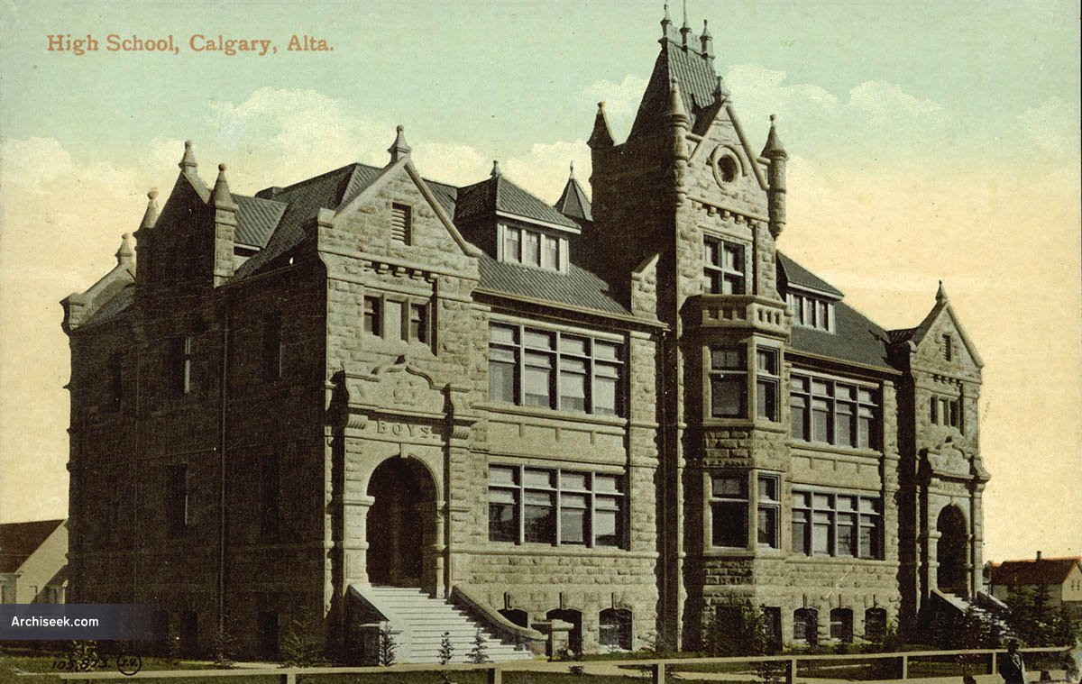 1908 - Central Collegiate School / Calgary Board of Education, Calgary ...