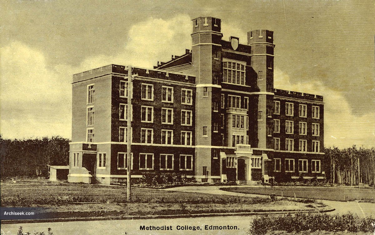 1911 - Old St. Stephen's College, Edmonton, Canada - Architecture of ...