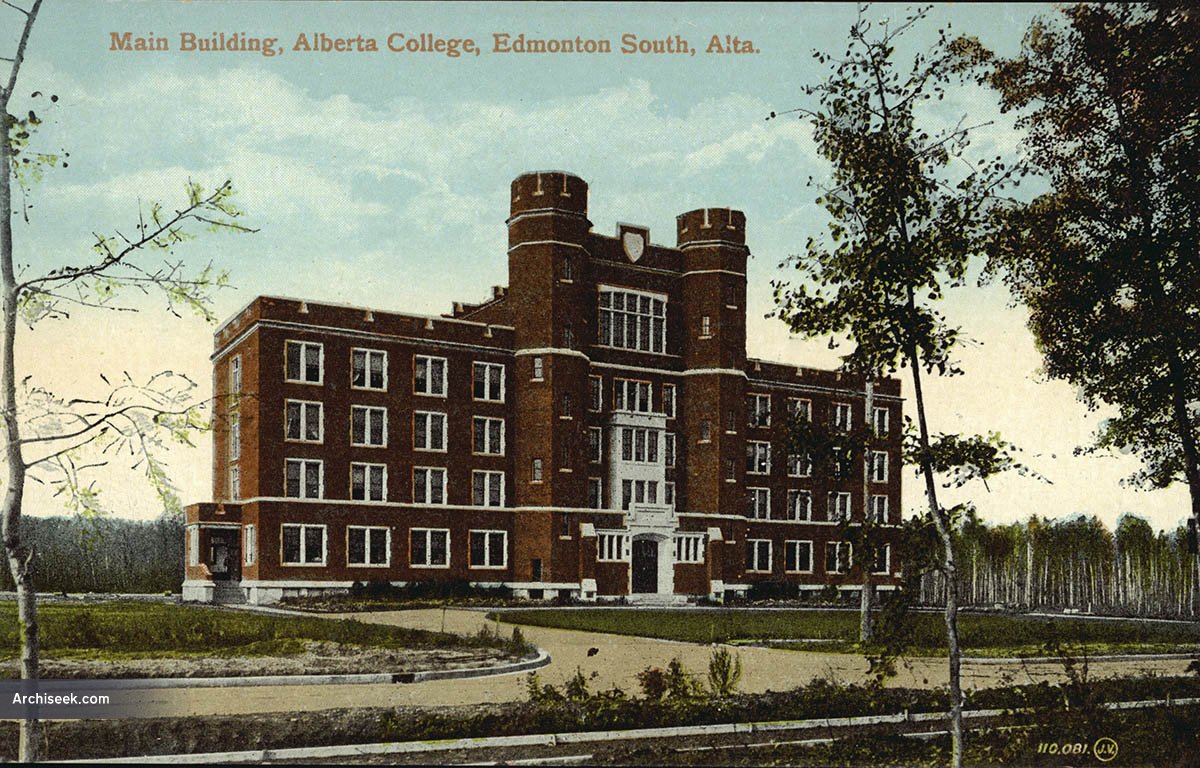 1911 - Old St. Stephen's College, Edmonton, Canada - Architecture of ...