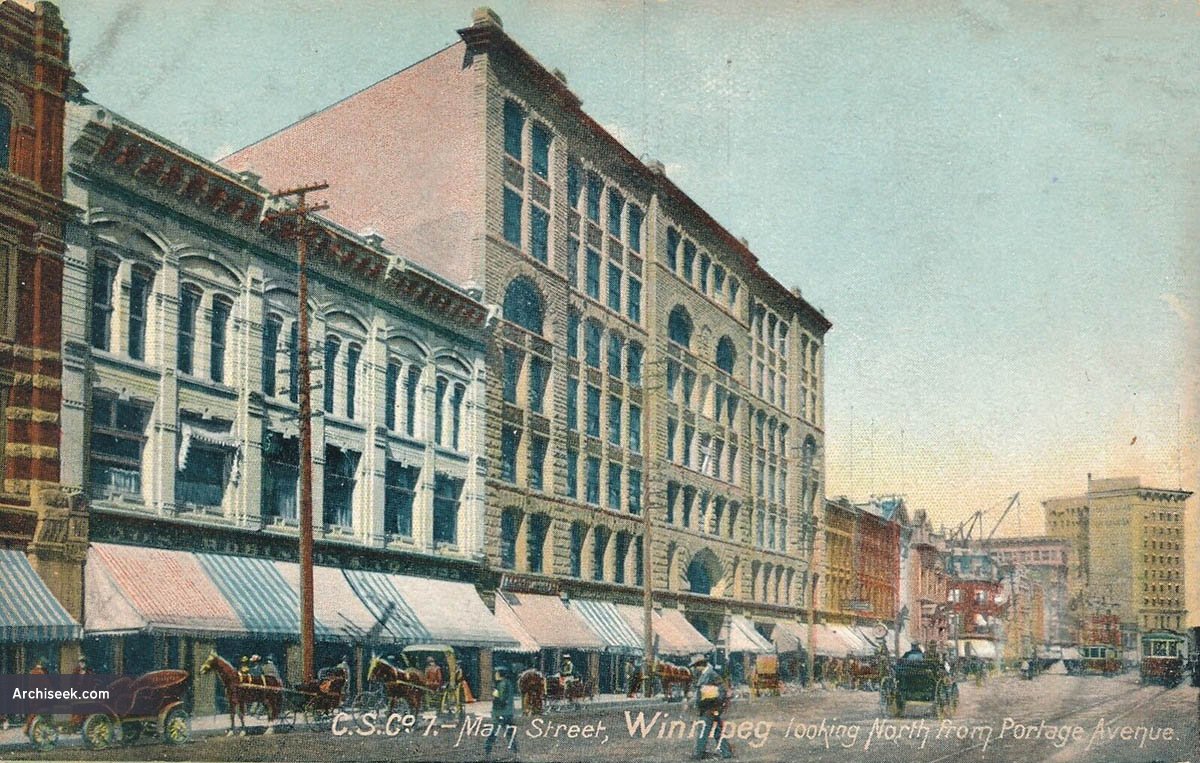 1898 - McIntyre Block, Main St., Winnipeg - Lost Buildings of Winnipeg ...