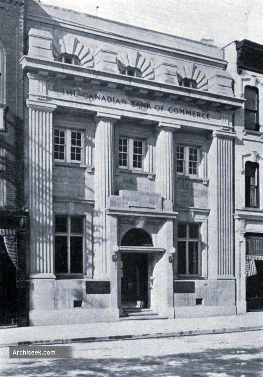 1911 - Canadian Bank of Commerce, Stratford, Ontario, Canada ...
