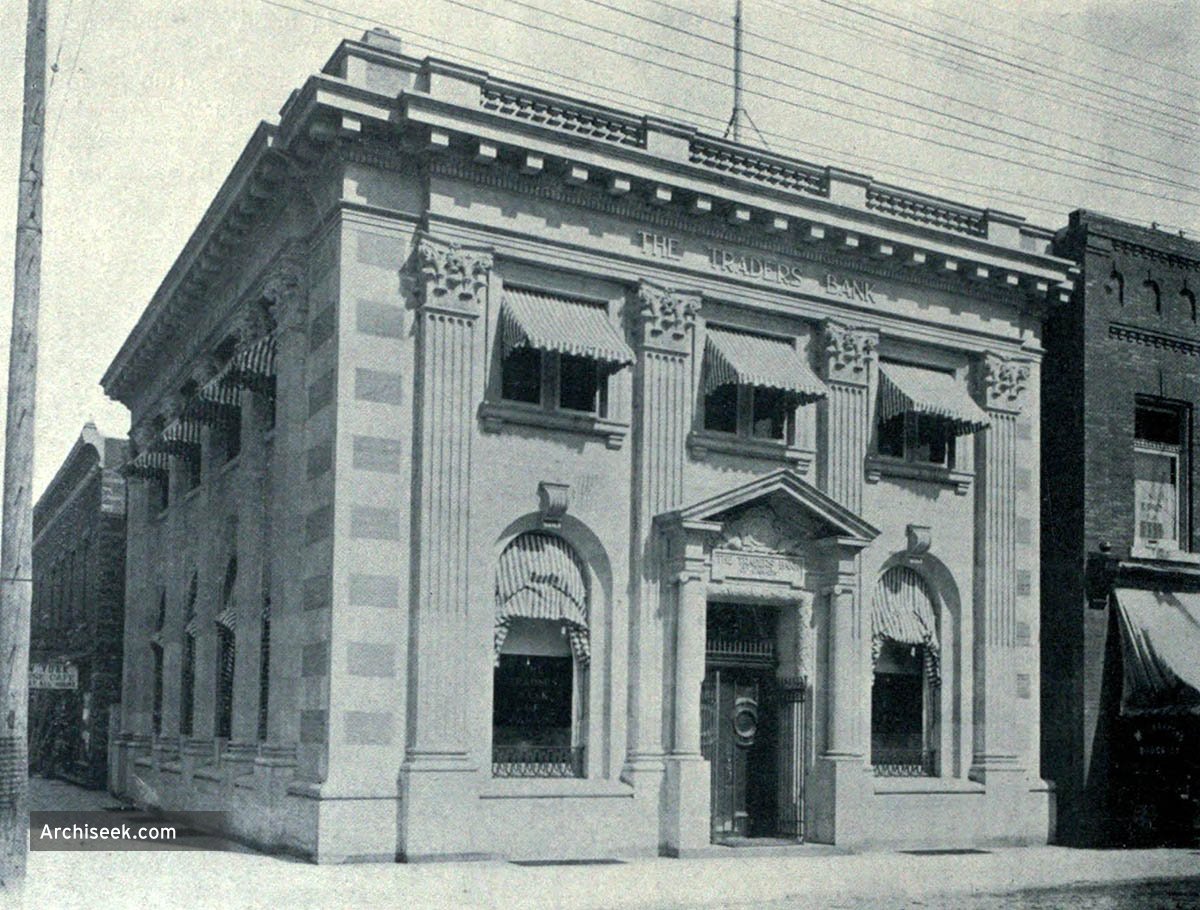 1906 - Traders Bank of Canada, Sudbury, Ontario, Canada - Architecture ...