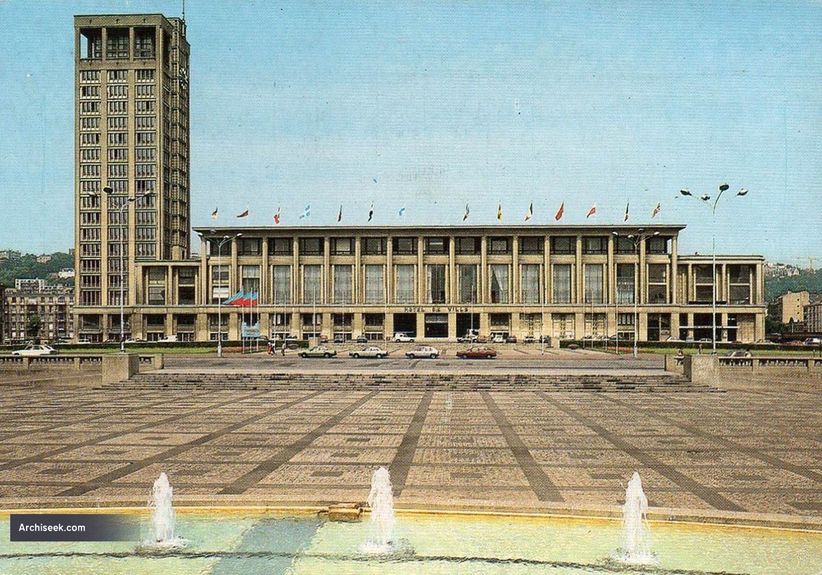 1958 - Hôtel de Ville, Le Havre, Normandy, France - Architecture of ...