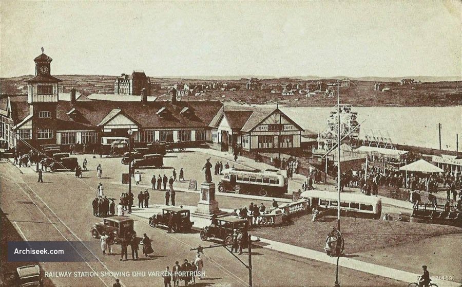 1893 - Portrush Railway Station, Co. Antrim - Architecture of Antrim ...