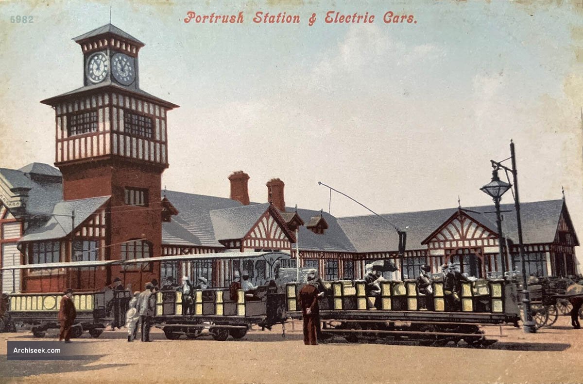 1893 - Portrush Railway Station, Co. Antrim - Architecture of Antrim ...