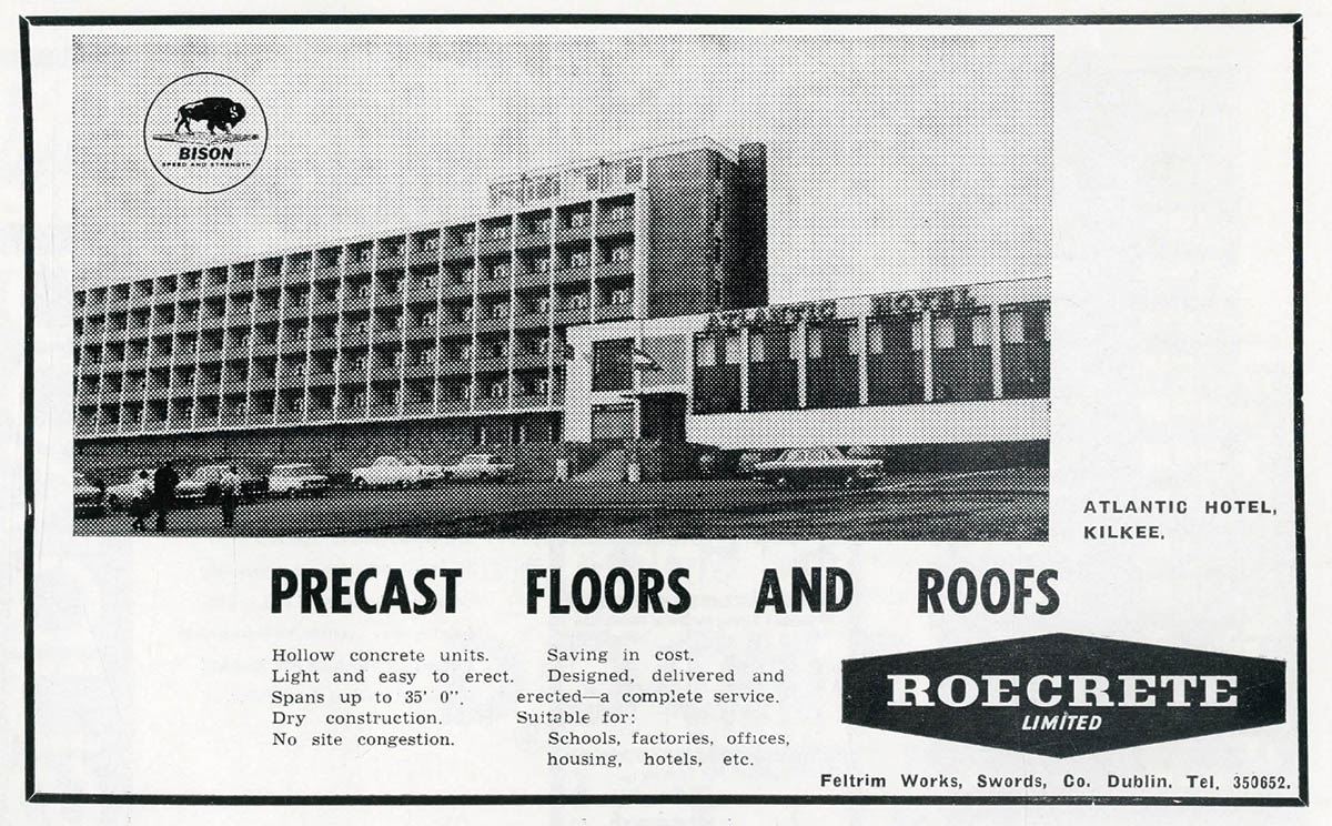 1964 - Atlantic Hotel, Kilkee, Co. Clare - Architecture of Clare, Lost ...