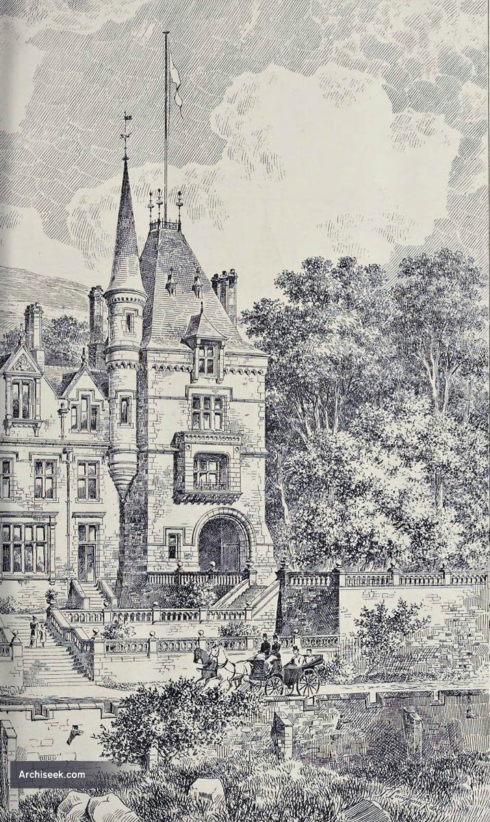 1895 - Galtee Castle, Skeheenarinky, Co. Tipperary - Architecture of ...