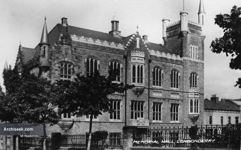 1877 - The Apprentice Boys Memorial Hall, Derry - Architecture of Derry ...