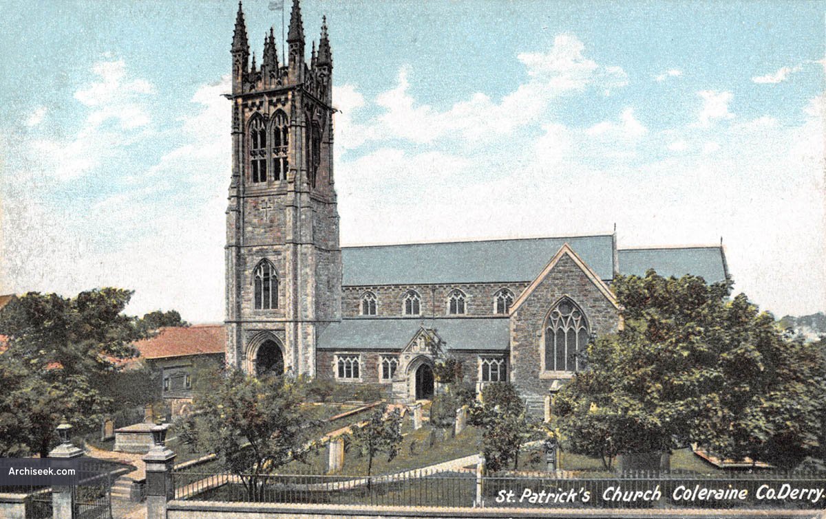 1885 - St. Patrick's Church, Coleraine, Co. Derry - Architecture of Co ...