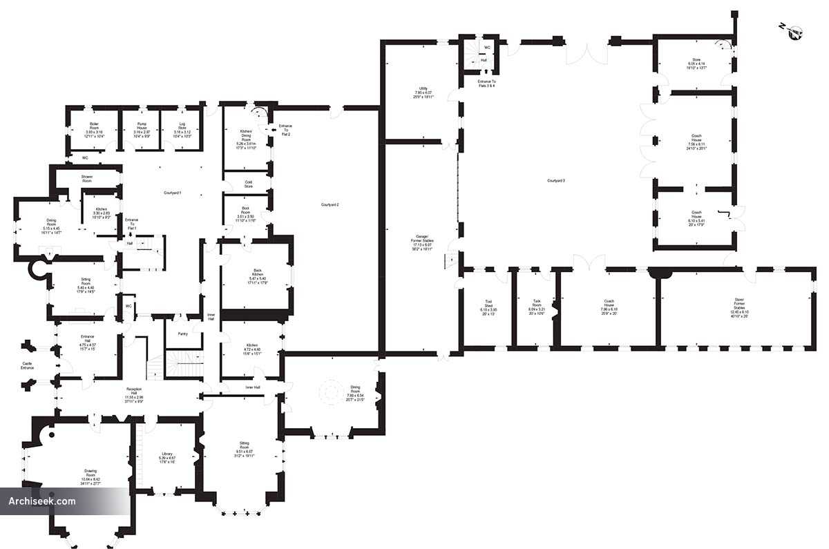 1865 - Gilford Castle, Gilford, Co. Down - Architecture of Down ...