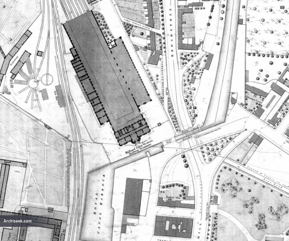 1850 - Broadstone Railway Station, Constitution Hill, Dublin ...