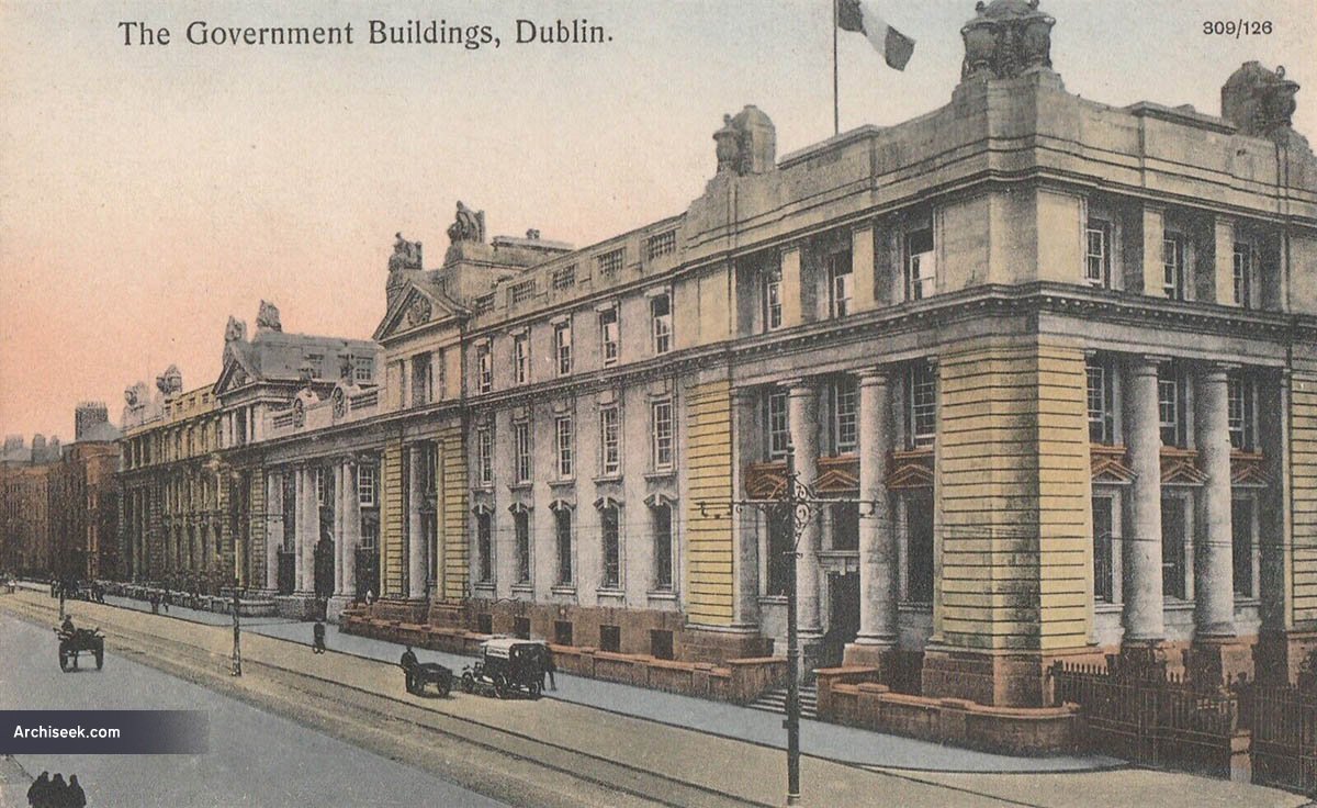 1922 - Government Buildings, Merrion Street, Dublin - Architecture of ...