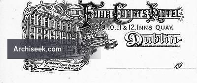 1865 - The Four Courts Hotel, Inns Quay, Dublin - Architecture of ...