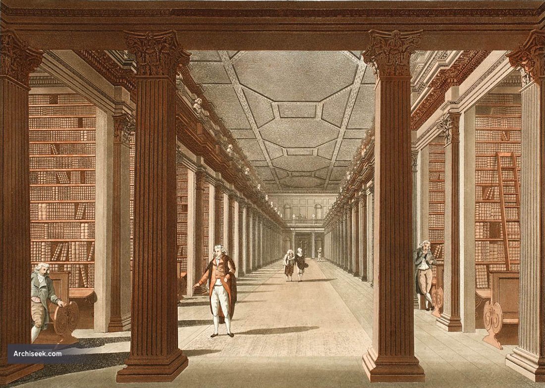 1732 - Long Room Library, Trinity College Dublin - Architecture of ...