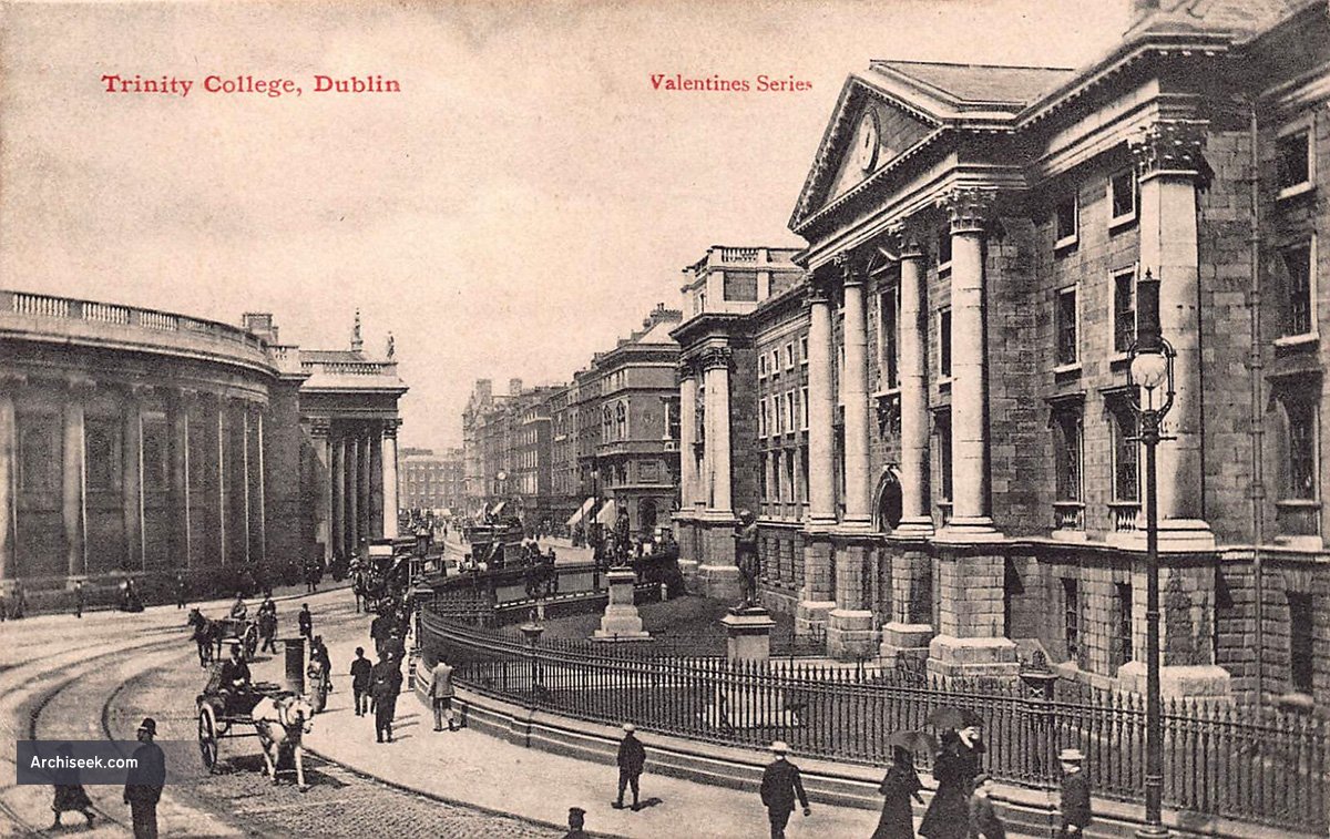 1759 - West Front, Trinity College Dublin - Architecture of Dublin City ...