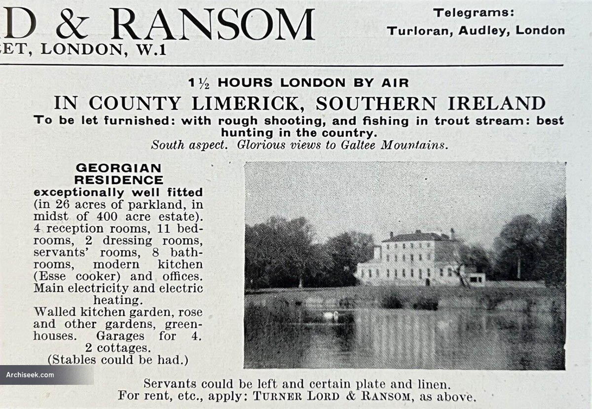 1790s - Mount Coote, Kilmallock, Co. Limerick - Architecture of ...