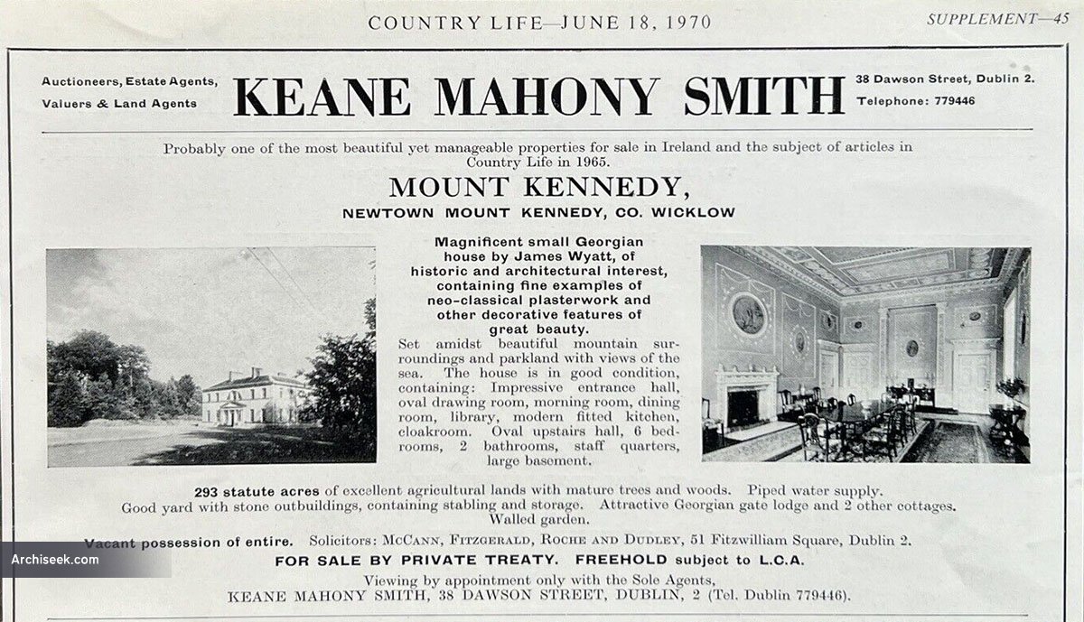 1772 - Mount Kennedy, Newtownmountkennedy, Co. Wicklow - Architecture ...