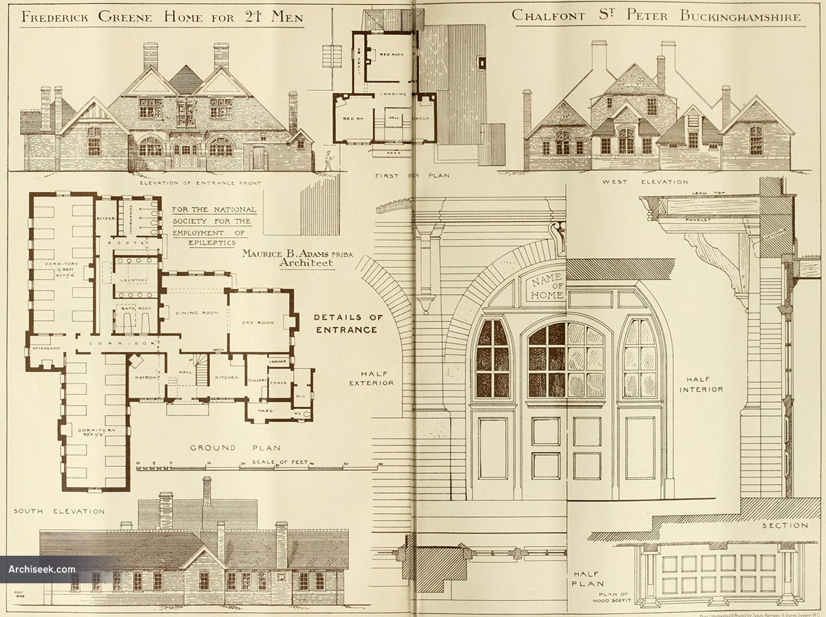 1898 - Frederick Greene Home, Chalfont St. Peter, Buckinghamshire ...