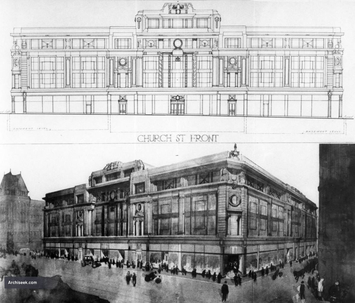 1923 - F.W. Woolworth Store, Church St., Liverpool - Architecture of ...