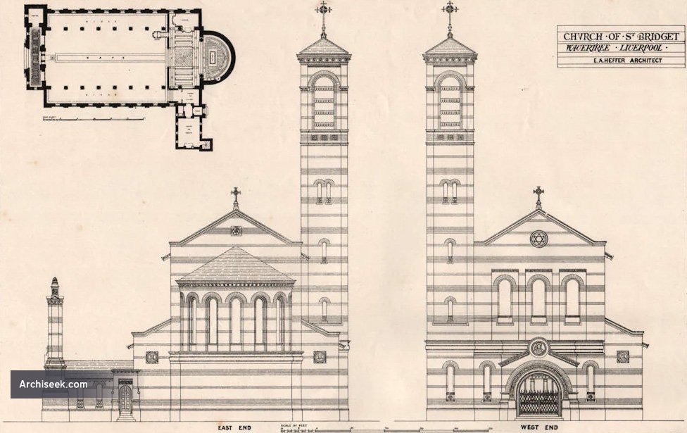 1872 - Church of St. Bridget, Wavertree, Liverpool - Architecture of ...