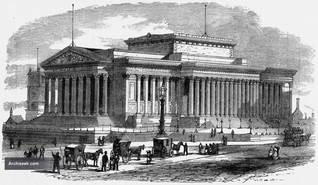 1854 - St. George's Hall, Liverpool - Architecture of Liverpool ...