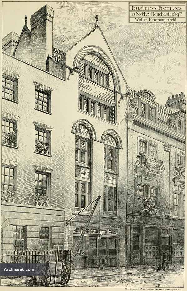 1881 – Business Premises, 35 North St. Manchester Square, London ...