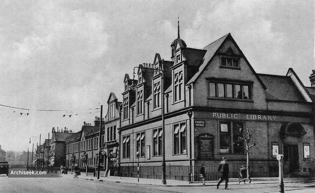 1890 - Queens Park Public Library, Kensal Town, London - Architecture ...