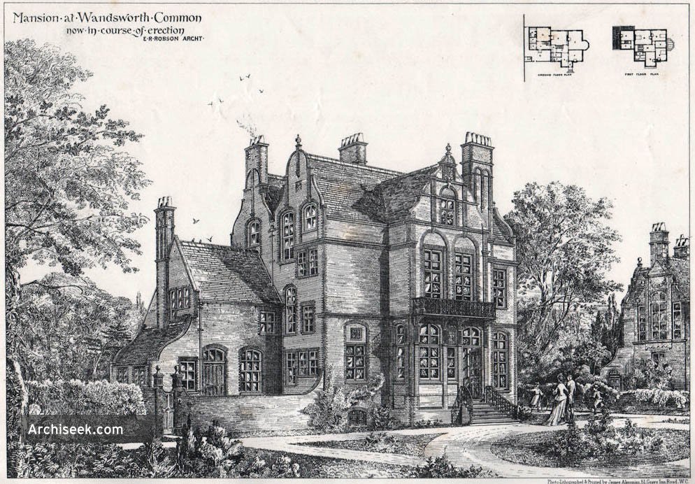 1876 - Mansion, Wandsworth Common, London - Lost Buildings of London ...