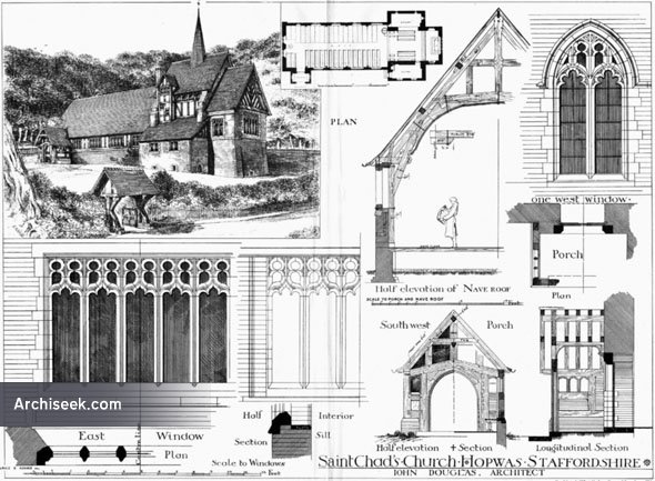 1881 – St. Chad’s Church, Hopwas, Staffordshire | Archiseek.com