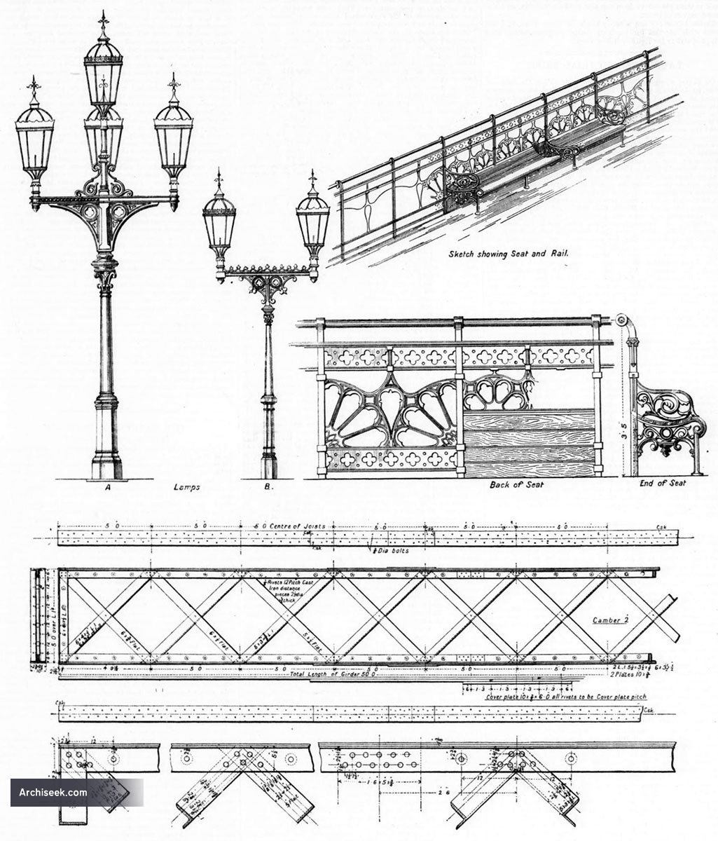 1899 - Pier & Marine Palace, Brighton, Sussex - Architecture of Sussex ...