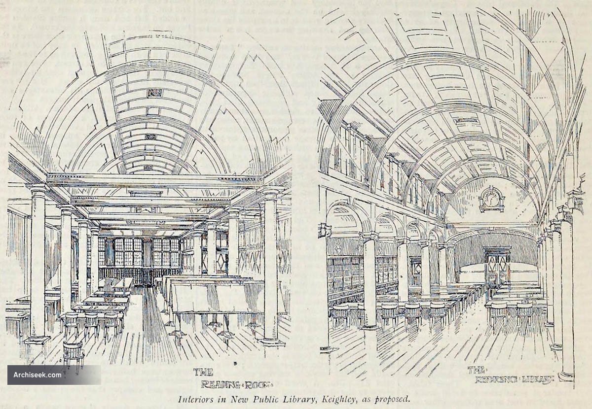 1904 - Carnegie Library, Keighley, Yorkshire - Architecture of ...