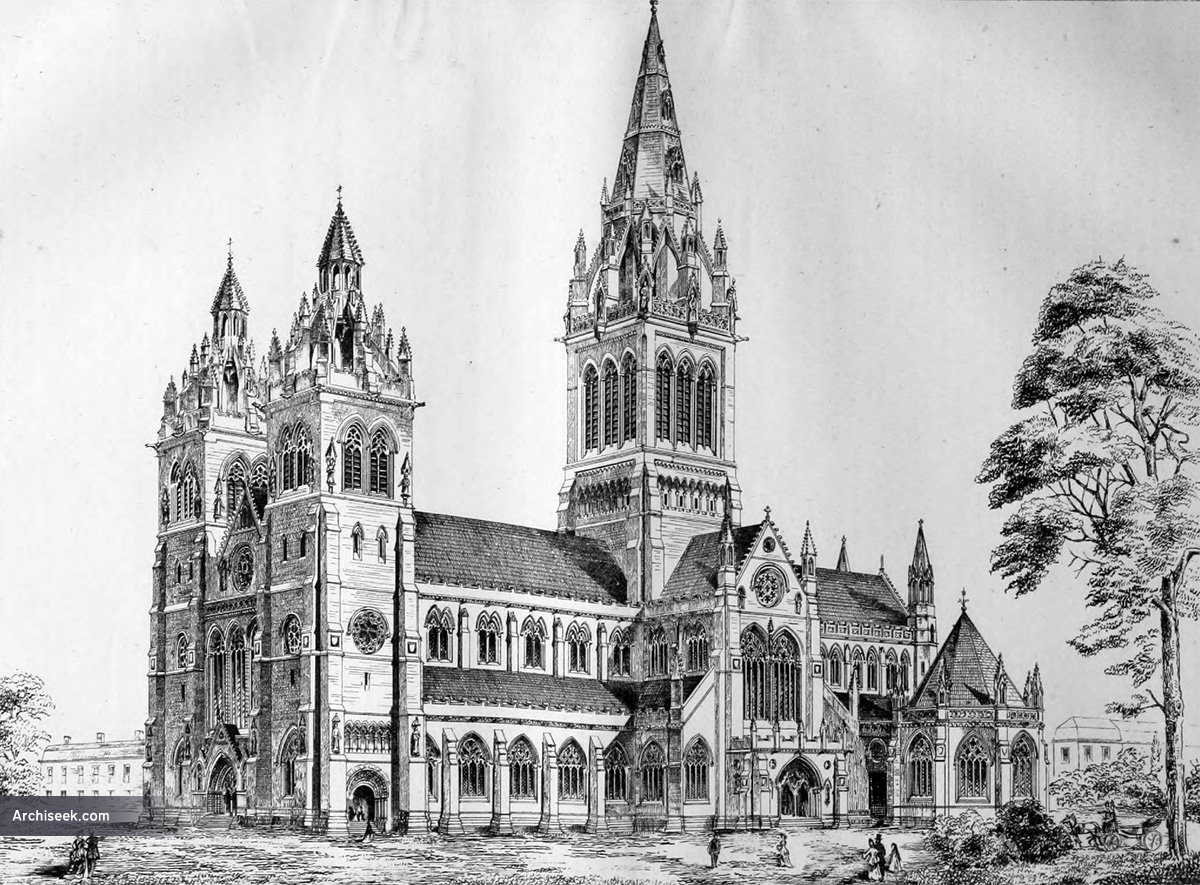 1873 - Design for Episcopalian Cathedral, Edinburgh, Scotland ...