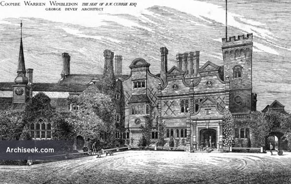 1861 - Coombe Warren, Wimbledon, London - Architecture of London ...