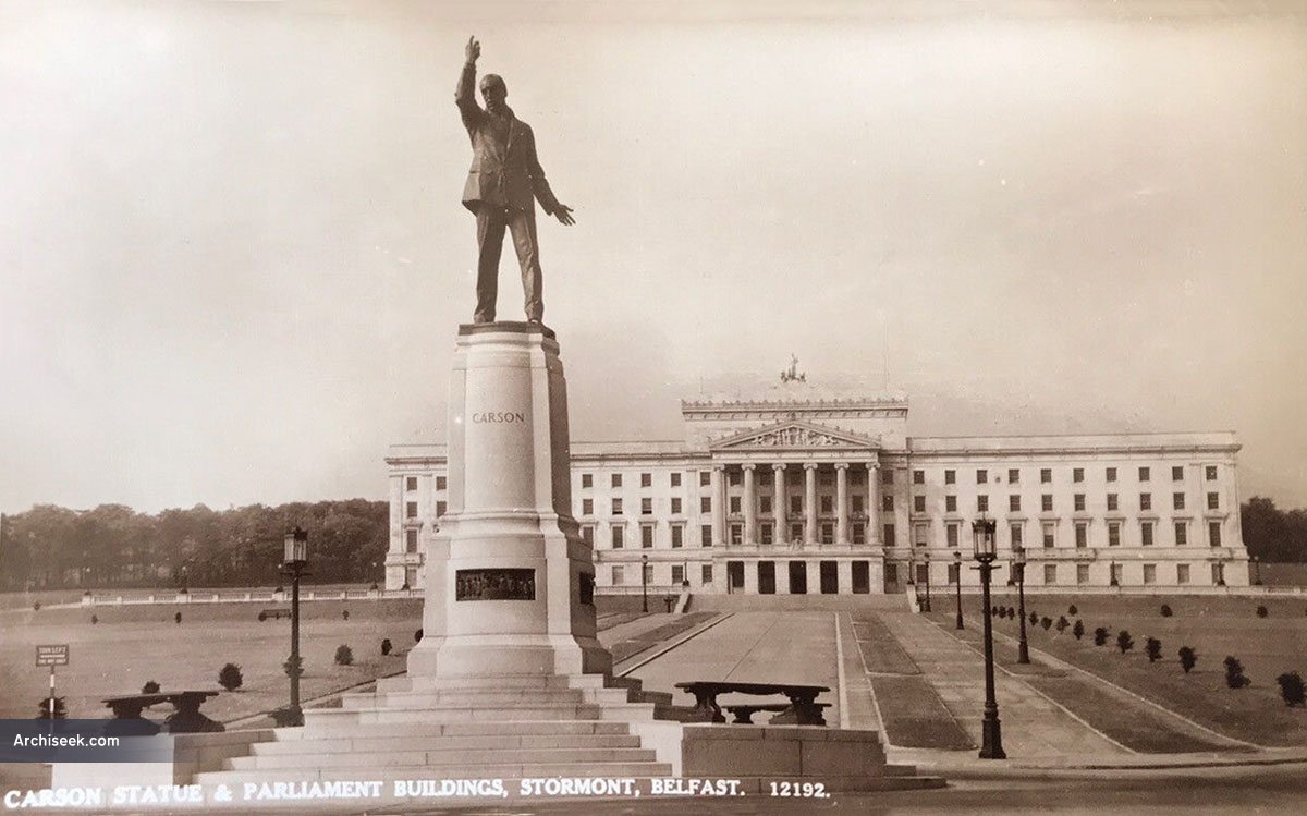 1932 - Edward Carson Statue, Stormont Parliament Building, Belfast ...
