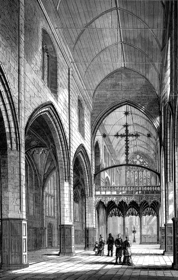 1877 - The Church of St. Agnes, Kennington, London - Lost Buildings of ...