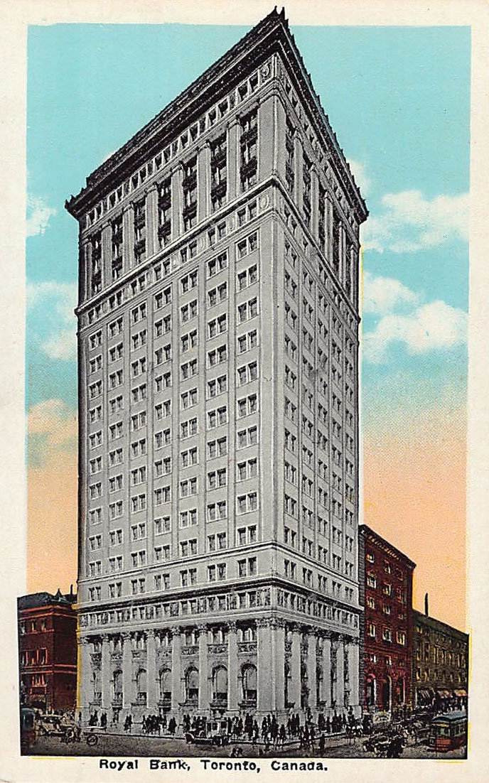 1915 - Royal Bank Building, King Street East, Toronto - Architecture of ...