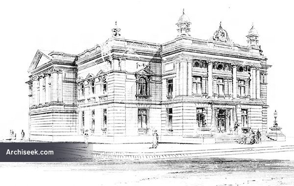 1883 – Design for Roscommon Court House | Archiseek.com