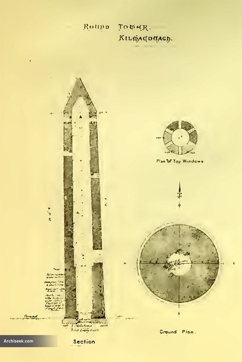 10th C. – Round Tower, Kilmacduagh, Co. Galway | Archiseek.com