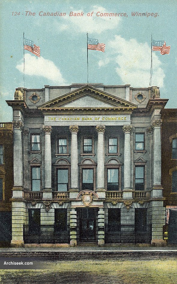 1899 – Canadian Bank of Commerce, Winnipeg, Manitoba | Architecture ...