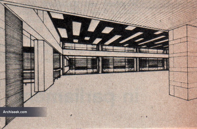 1961 – Competition entrant for new Library, Trinity College Dublin ...