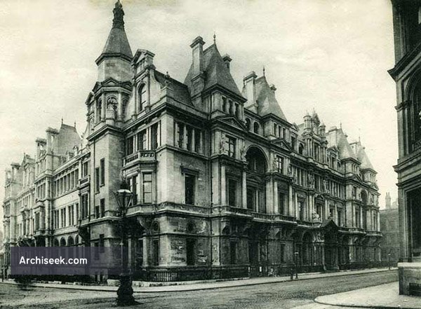 1899 - Former Post Office, Liverpool - Architecture of Liverpool, Lost ...