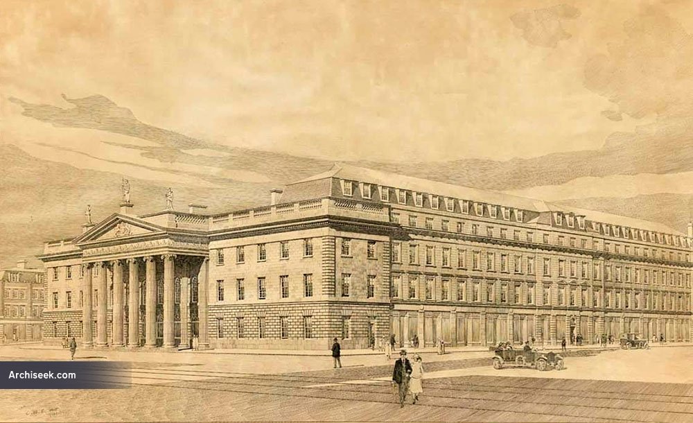 1926 - General Post Office Reconstruction, O'Connell Street, Dublin ...