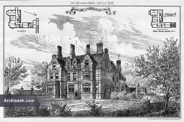 1878 – House at Cambridge, Cambridgeshire | Architecture @ Archiseek.com