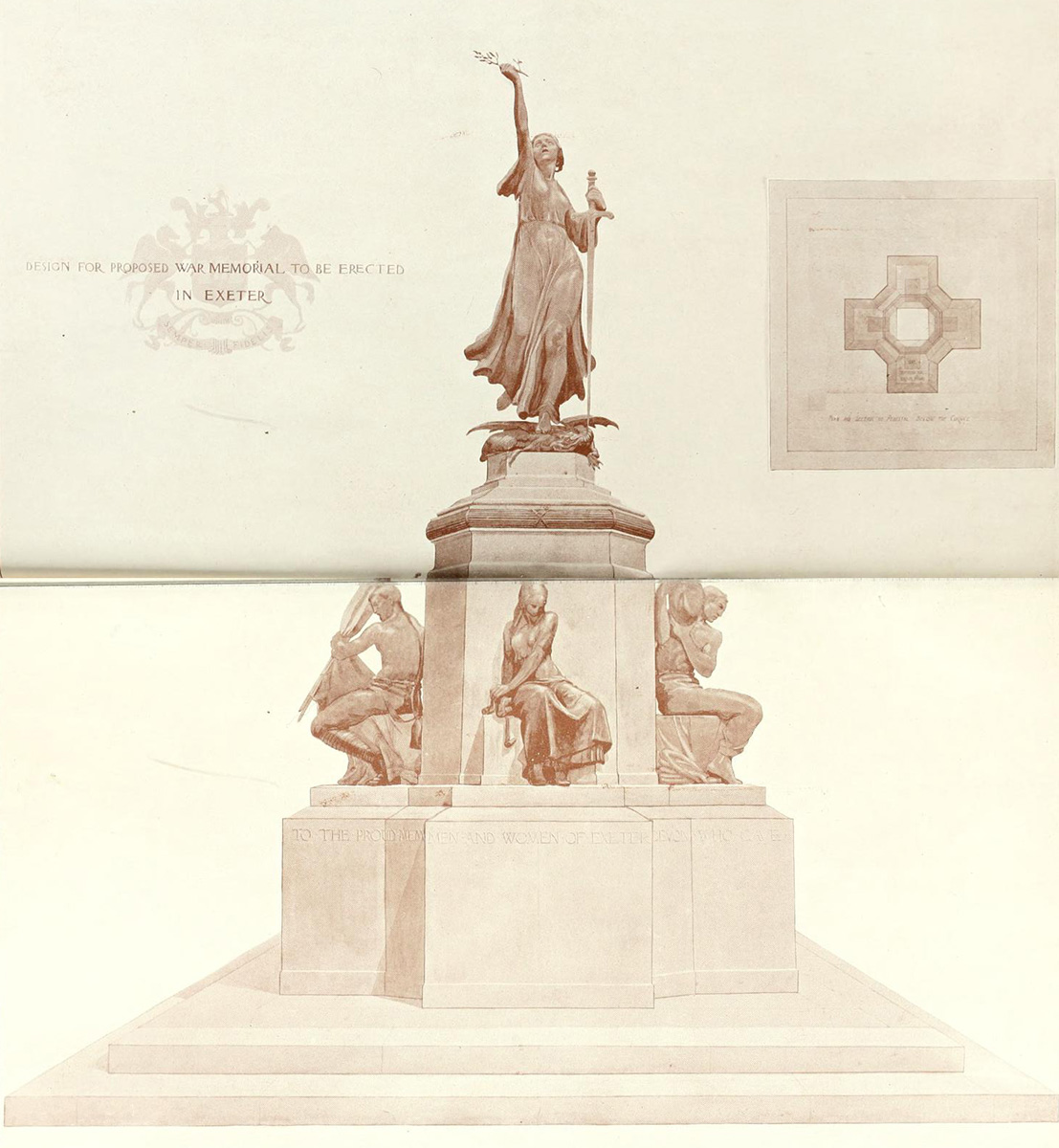 1923 – War Memorial, Exeter | Archiseek.com