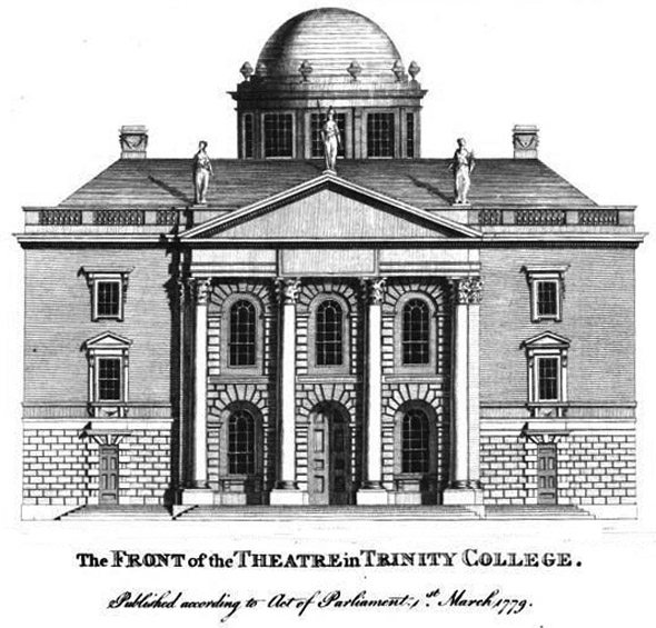 1780 – Design for Theatre, Trinity College Dublin | Architecture ...
