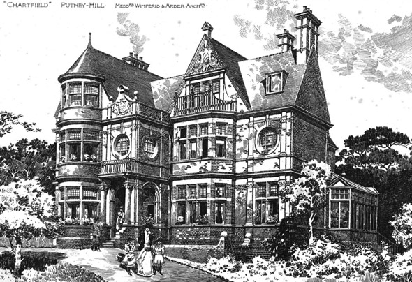 1893 - "Chartfield", Putney Heath, London - Architecture of London ...