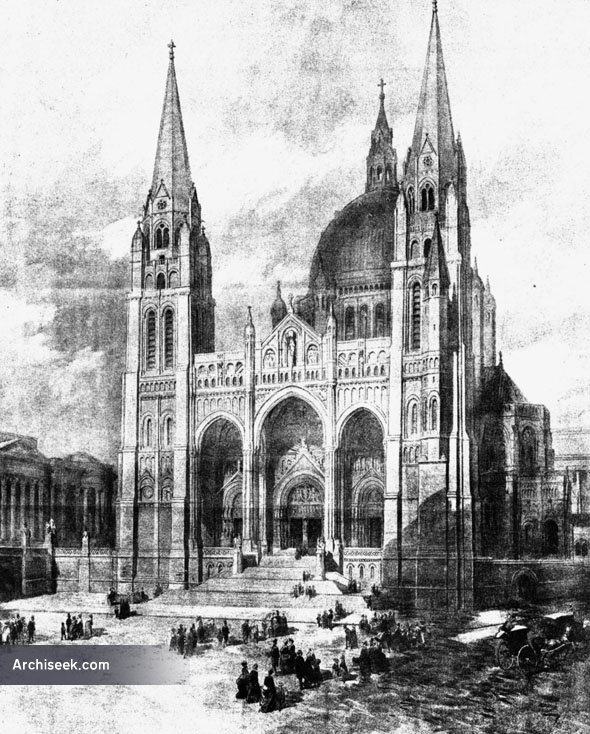1886 – Selected Design, Liverpool Cathedral Competition | Archiseek.com