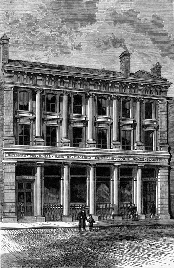 1876 – National Provincial Bank of England, Stockton-on-Tees, Durham ...