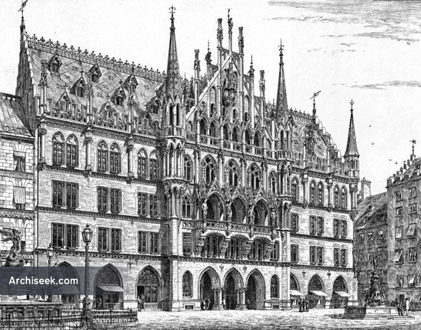 1909 – Neues Rathaus, Munich, Germany | Archiseek.com