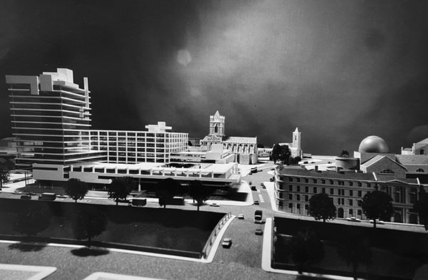 1968 – Unbuilt Seifert design for Wood Quay, Dublin | Archiseek.com